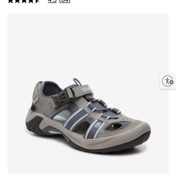 Teva | Shoes | Teva Womens Omnium Sport Sandal Gray And Blue Sandals ...